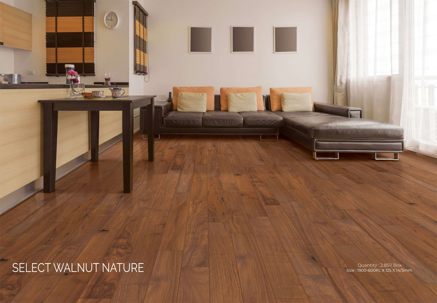 Walnut Slim Engineered Hardwood Collection - DP ENTERPRISES