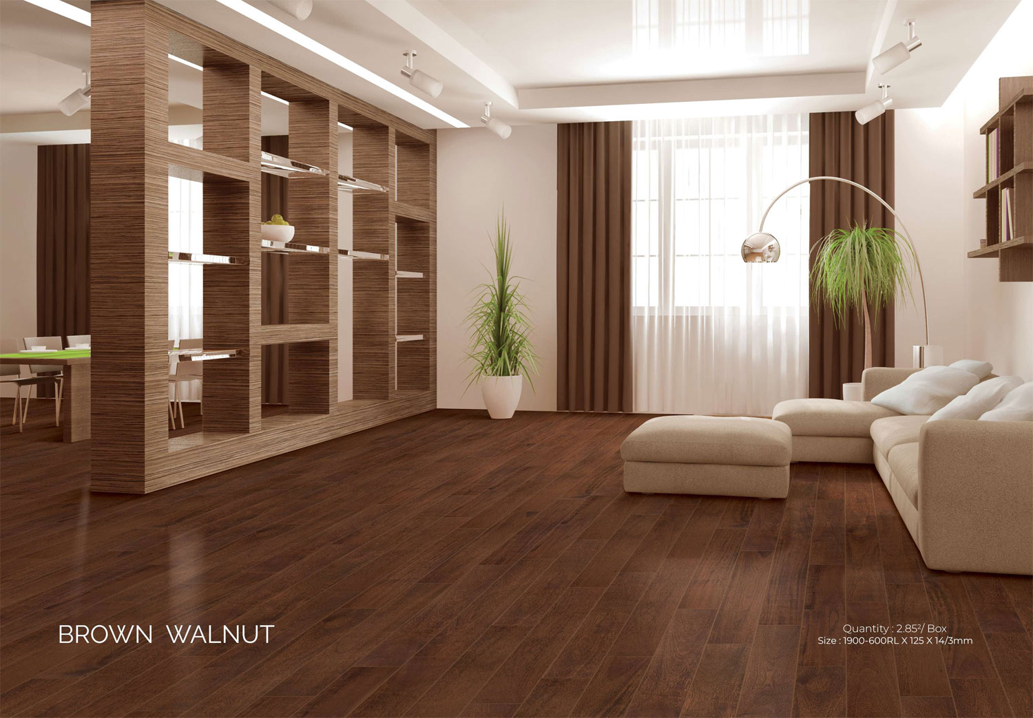 Walnut Slim Engineered Hardwood Collection - DP ENTERPRISES