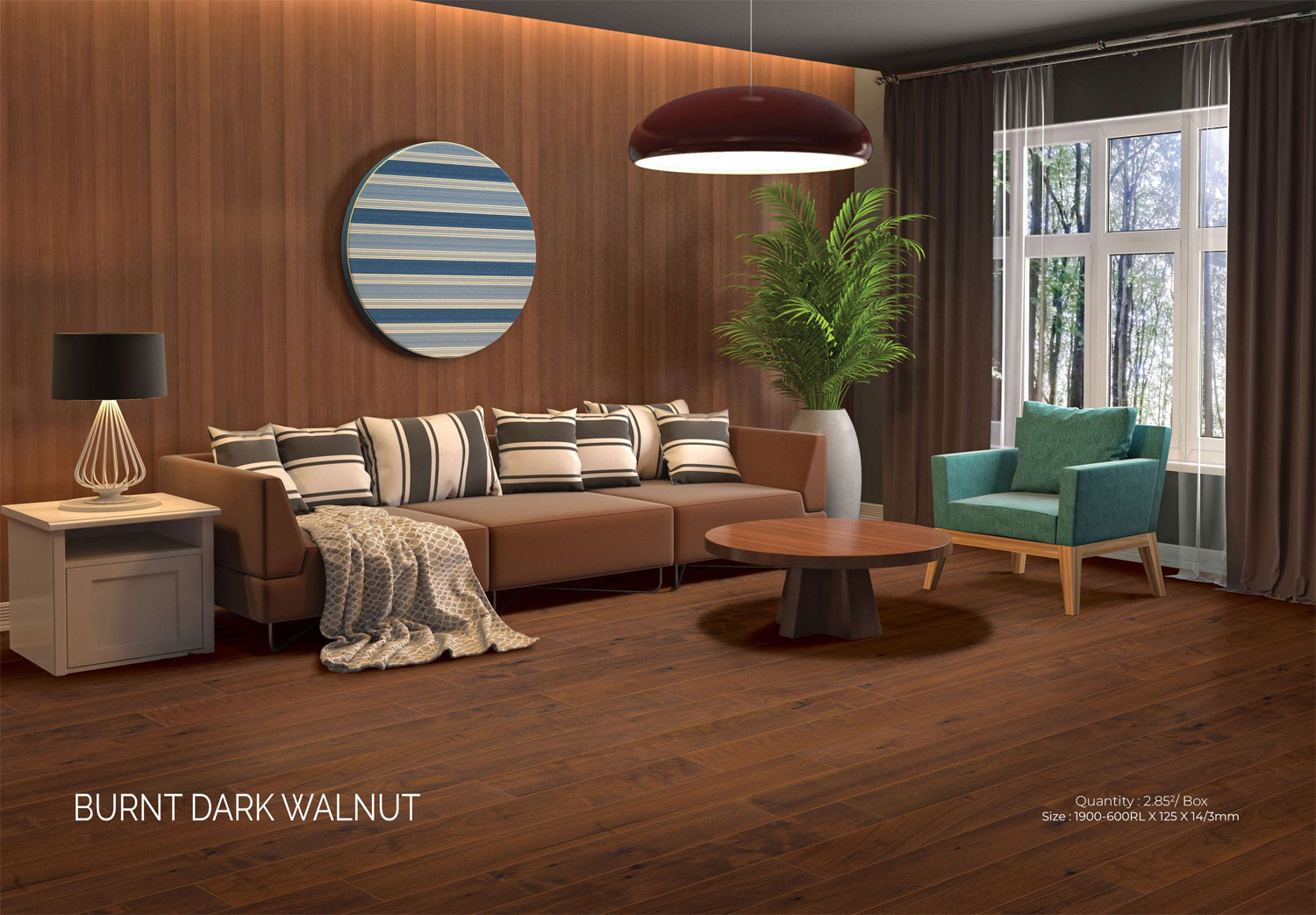 Walnut Slim Engineered Hardwood Collection - DP ENTERPRISES